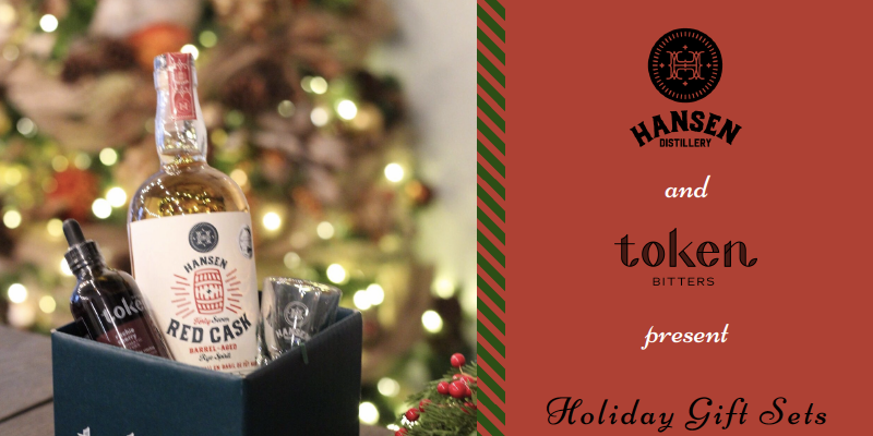 Hansen Distillery and Token Bitters present Holiday Gift Sets